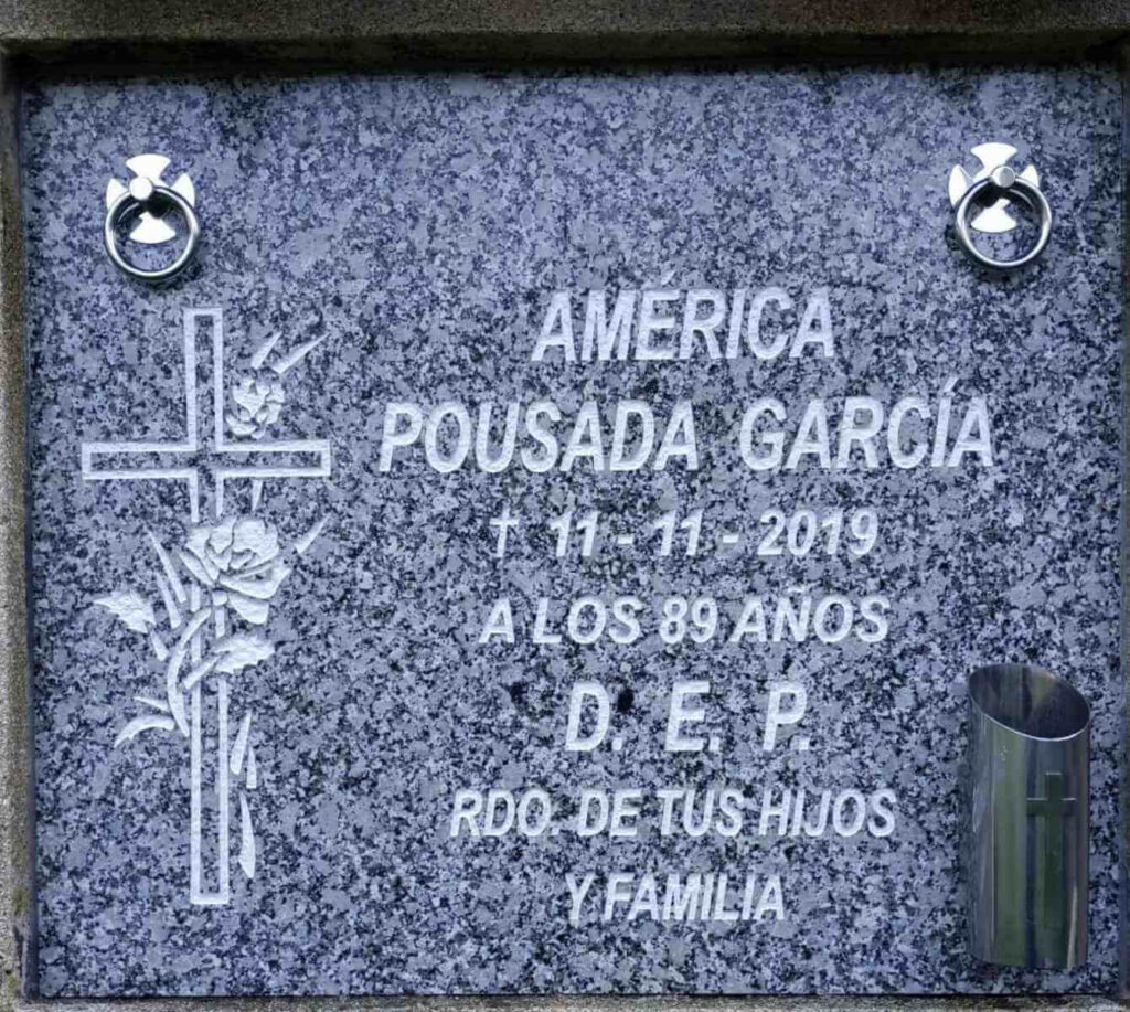 Lápidas para Nichos Grabadas | Modelos de Lapidas Modernas