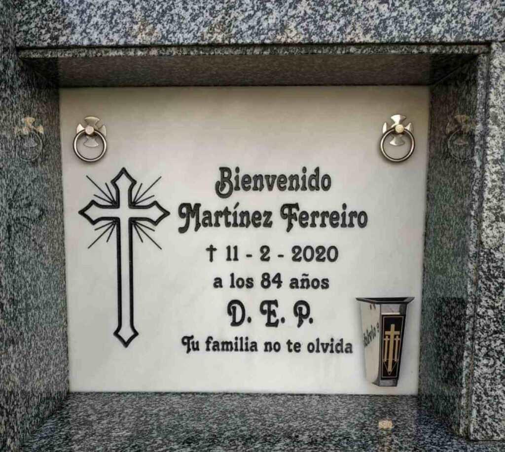 Lápidas para Nichos Grabadas | Modelos de Lapidas Modernas